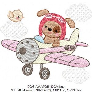 Dog Embroidery Designs Plane Embroidery Design Machine Embroidery ...