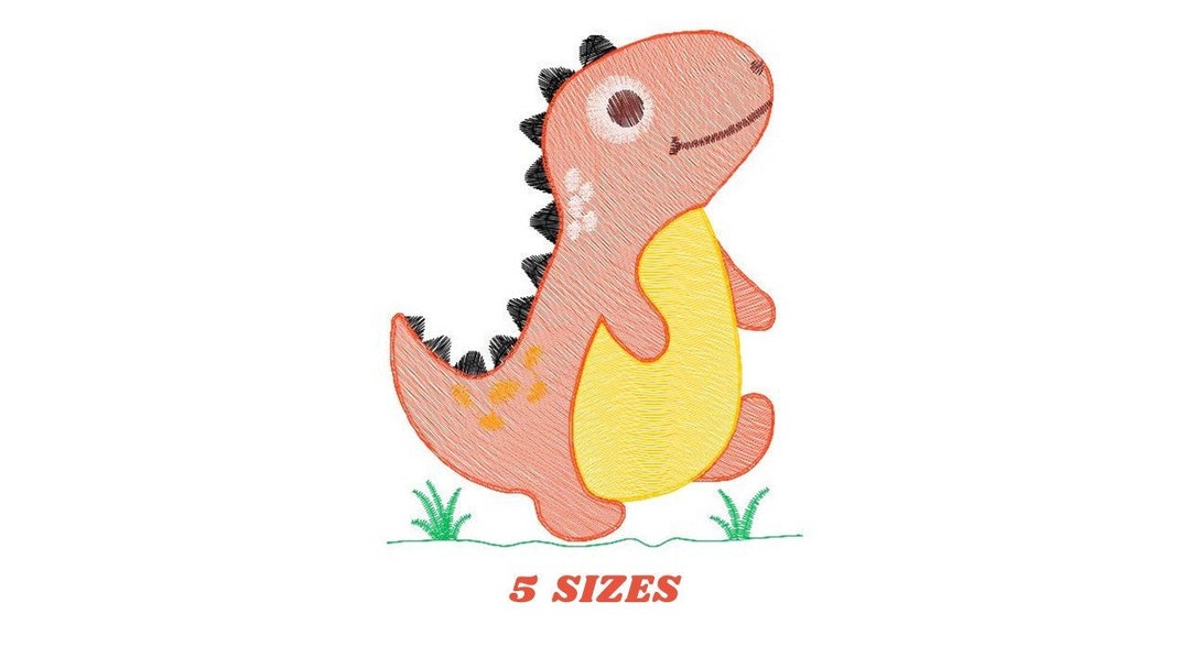 Dinosaur Embroidery Designs - Dino Embroidery Design Machine Embroidery ...