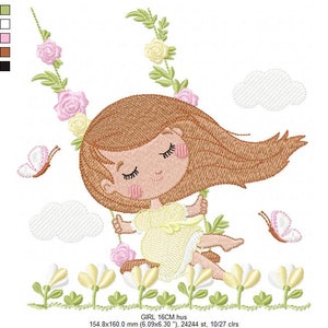 Fairy Embroidery Designs - Baby Girl Embroidery Design Machine ...