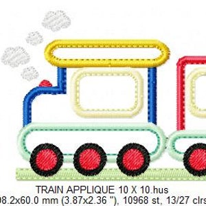Train Embroidery Designs Vehicle Embroidery Design Machine Embroidery ...