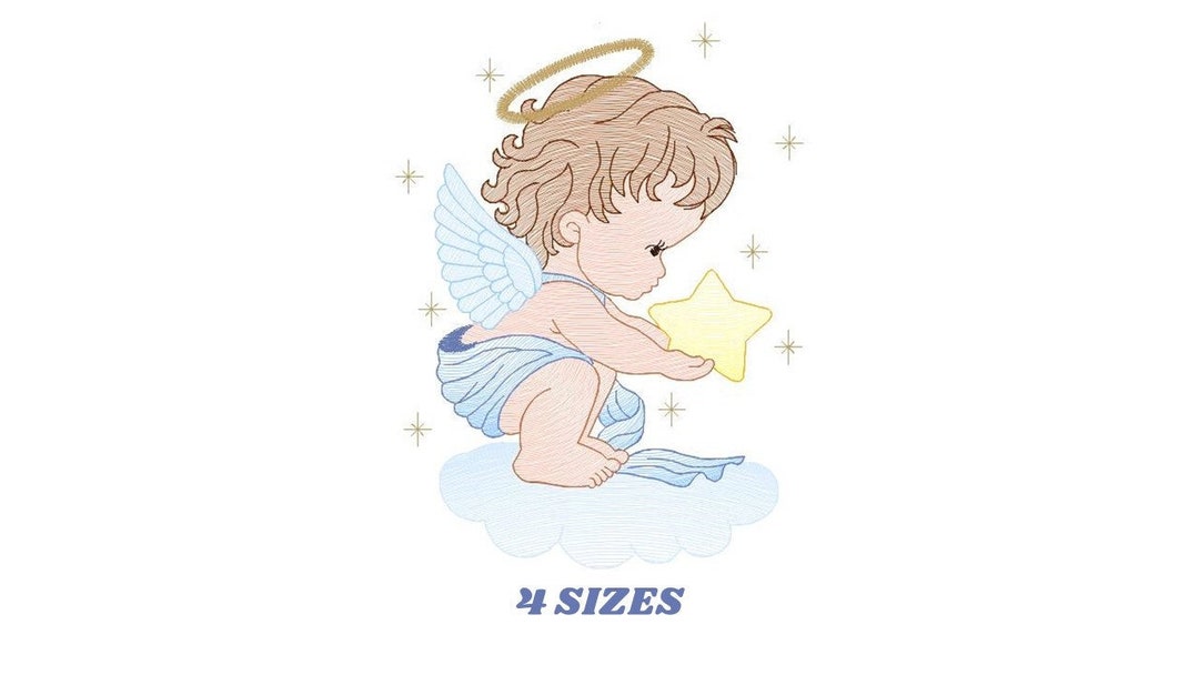 Angel Embroidery Designs - Religious Embroidery Design Machine ...