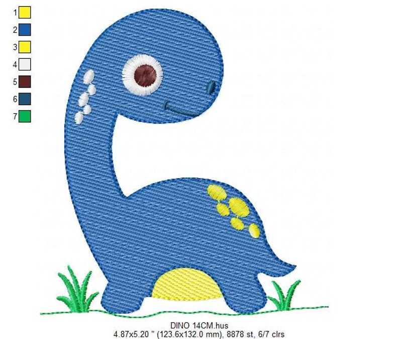 Dinosaur Embroidery Designs Dino Embroidery Design Machine - Etsy