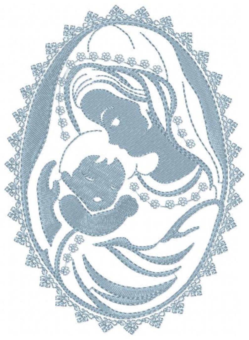 Holy Mary Embroidery Designs - Holy Embroidery Design Machine ...