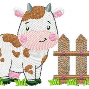 Cow Embroidery Design - Animal Embroidery Designs Machine Embroidery ...