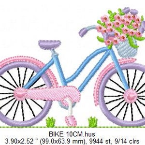 Bike Embroidery Designs Bicycle Embroidery Design Machine Embroidery ...