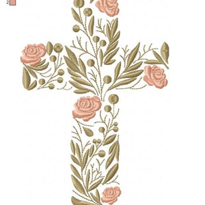 Cross Embroidery Designs - Religious Embroidery Design Machine ...