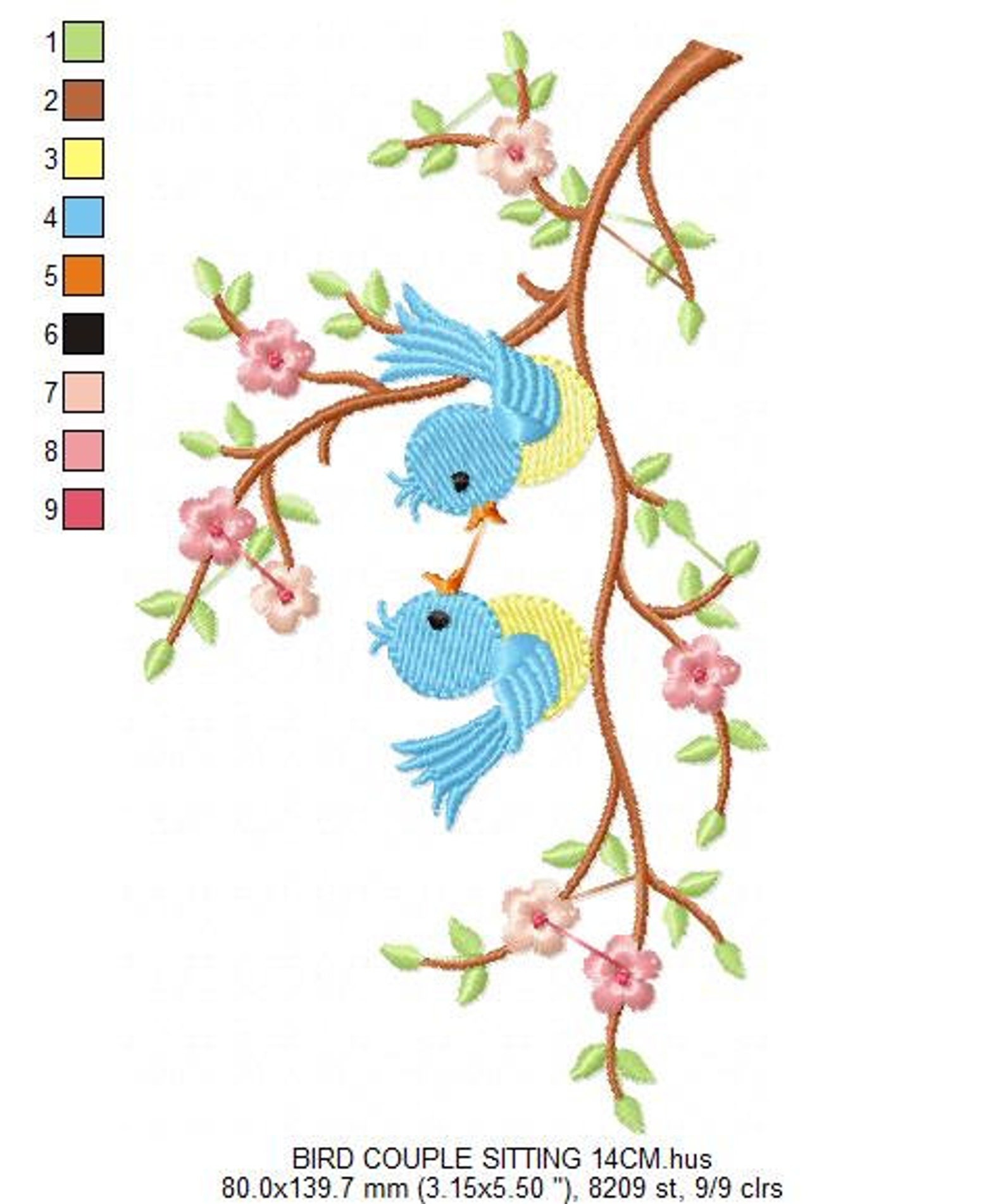 Bird Embroidery Designs Birds Embroidery Design Machine Embroidery ...