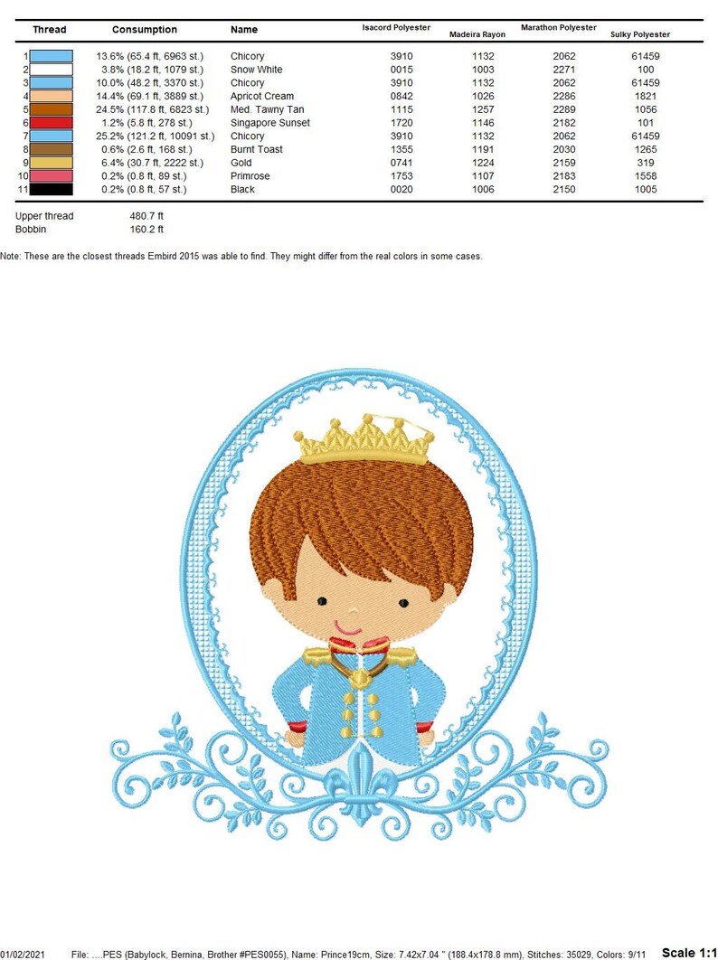 Prince Embroidery Designs Knight Embroidery Design Machine | Etsy