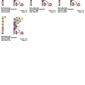 Fun Park Embroidery Design - Fair Embroidery Designs Machine Embroidery ...