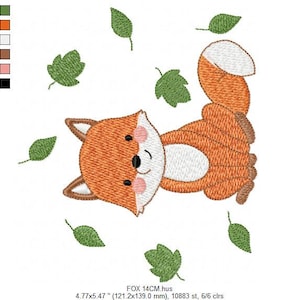 Fox Embroidery Designs - Red Fox Embroidery Design Machine Embroidery ...