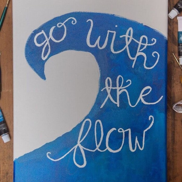 Acrylic Painting on Canvas - Etsy