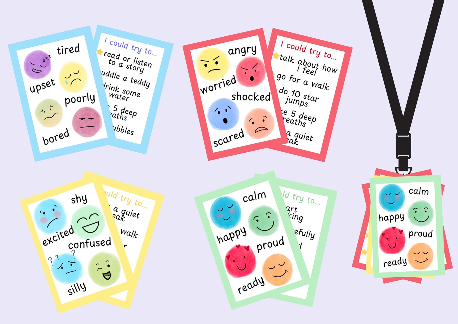 Emotions & Self-regulation Display Bundle Classroom Printable Resources ...