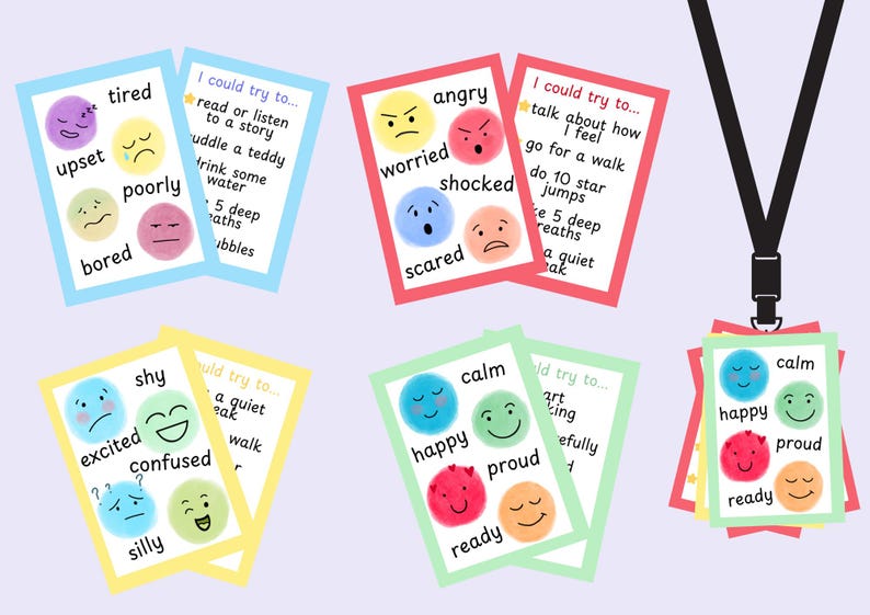 Emotions & Self-regulation Display Bundle Classroom Printable Resources ...