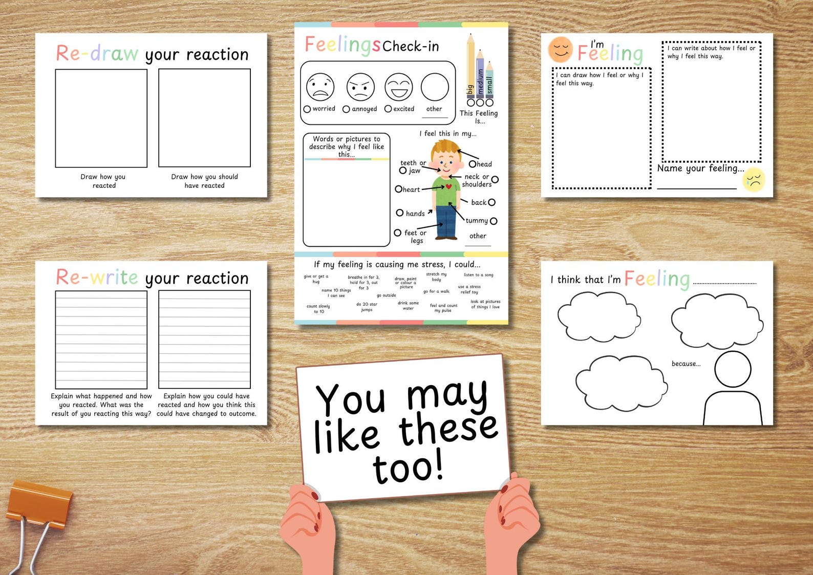 Emotions & Self-regulation Display Bundle Classroom Printable Resources ...