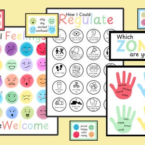 Emotions & Self-regulation Display Bundle Classroom Printable Resources ...