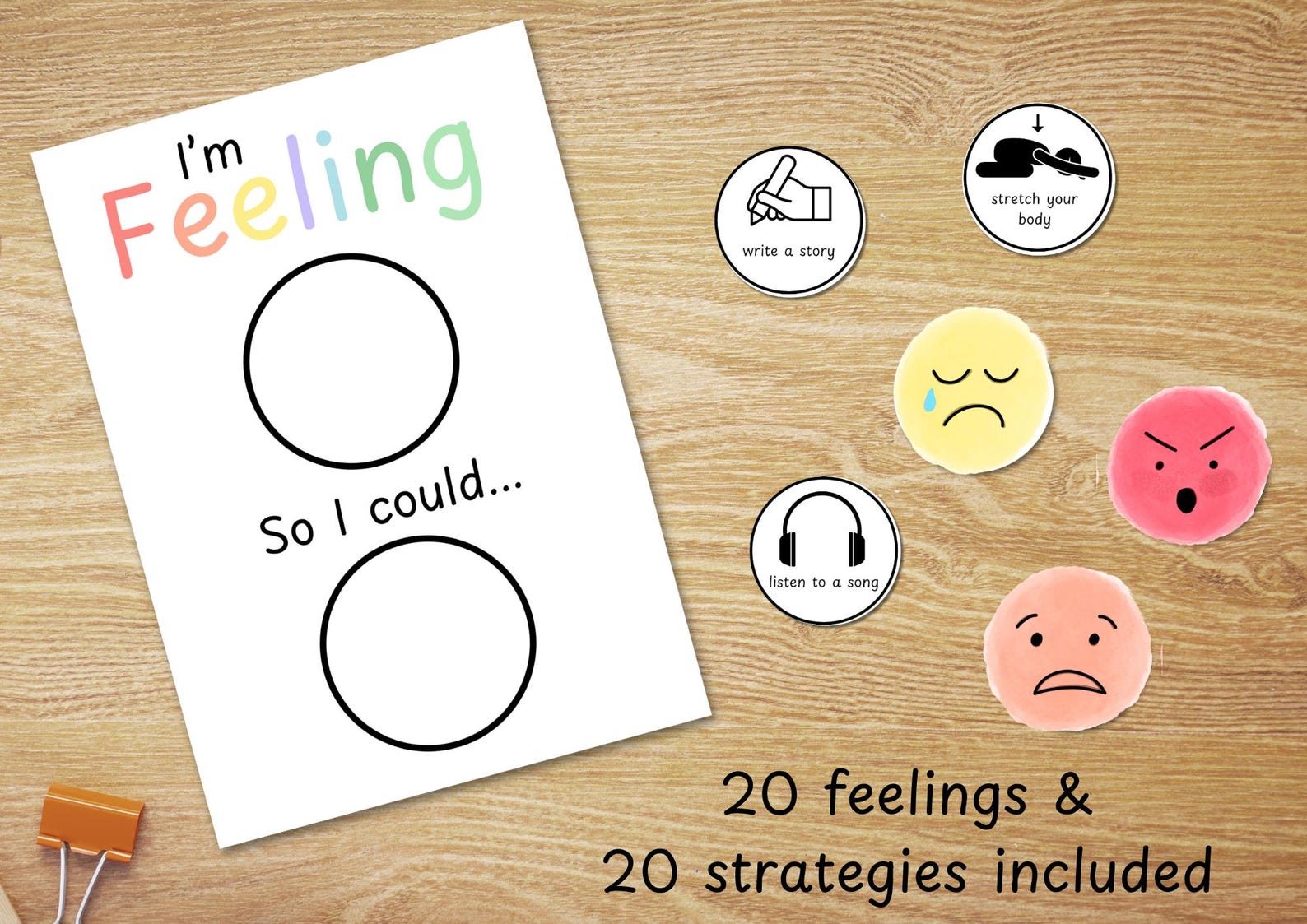 Emotions & Self-regulation Display Bundle Classroom Printable Resources ...