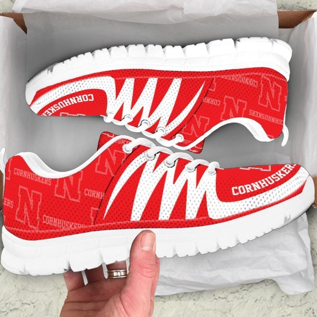 Nebraska Red White Unisex Running Shoes for Fans SN0670 - Etsy