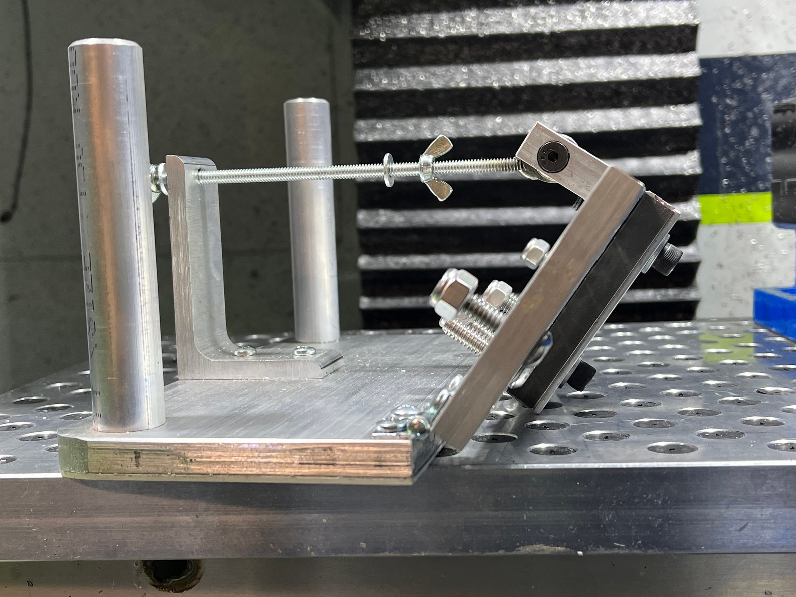 Tungsten Carbide Knife Clamp 8” Knife BEVEL GRINDING JIG & Line Scribe ...