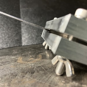 Knife Maker Kit Tungsten Carbide Knife Clamp! Knife BEVEL GRINDING File ...