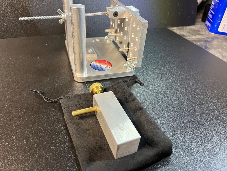 Tungsten KNIFE BEVEL GRINDING Jig 6" Aluminum & Line Scribe Layout Tool ...