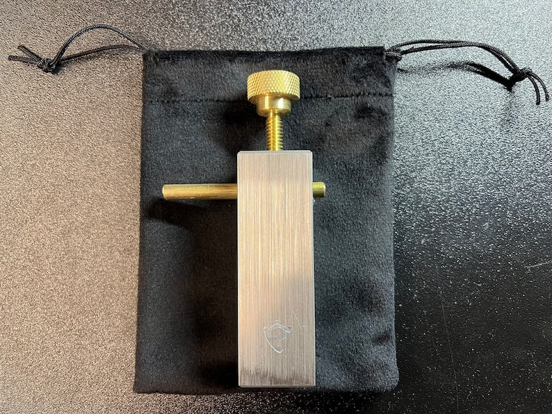 Tungsten KNIFE BEVEL GRINDING Jig 6" Aluminum & Line Scribe Layout Tool ...