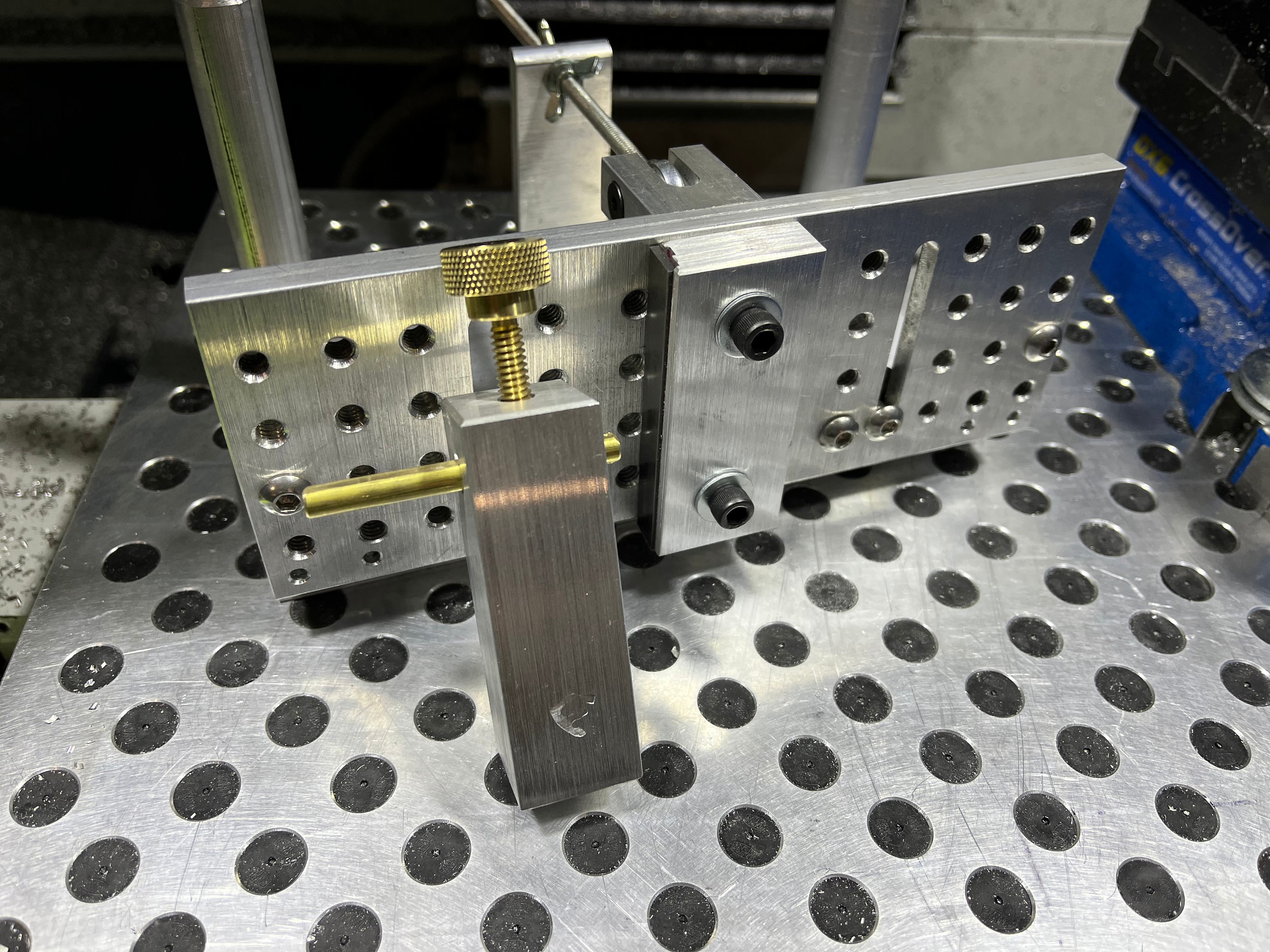 Tungsten Carbide Knife Clamp 8” Knife BEVEL GRINDING JIG & Line Scribe ...