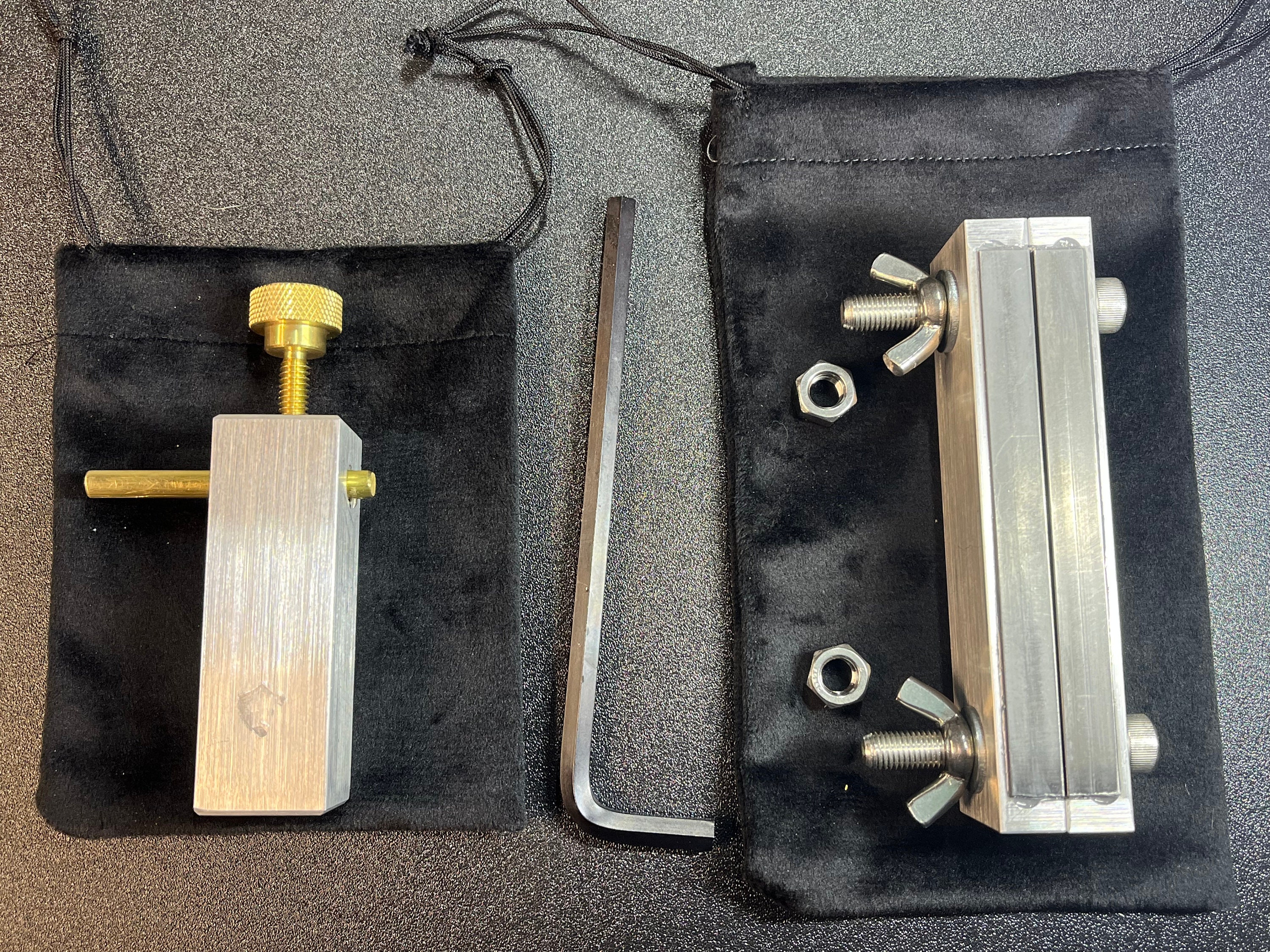 Knife Maker Kit Tungsten Carbide Knife Clamp Knife BEVEL GRINDING File ...