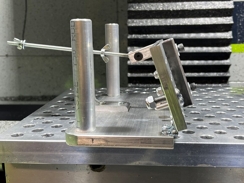 Tungsten Carbide Knife Clamp 8” Knife BEVEL GRINDING JIG & Line Scribe ...