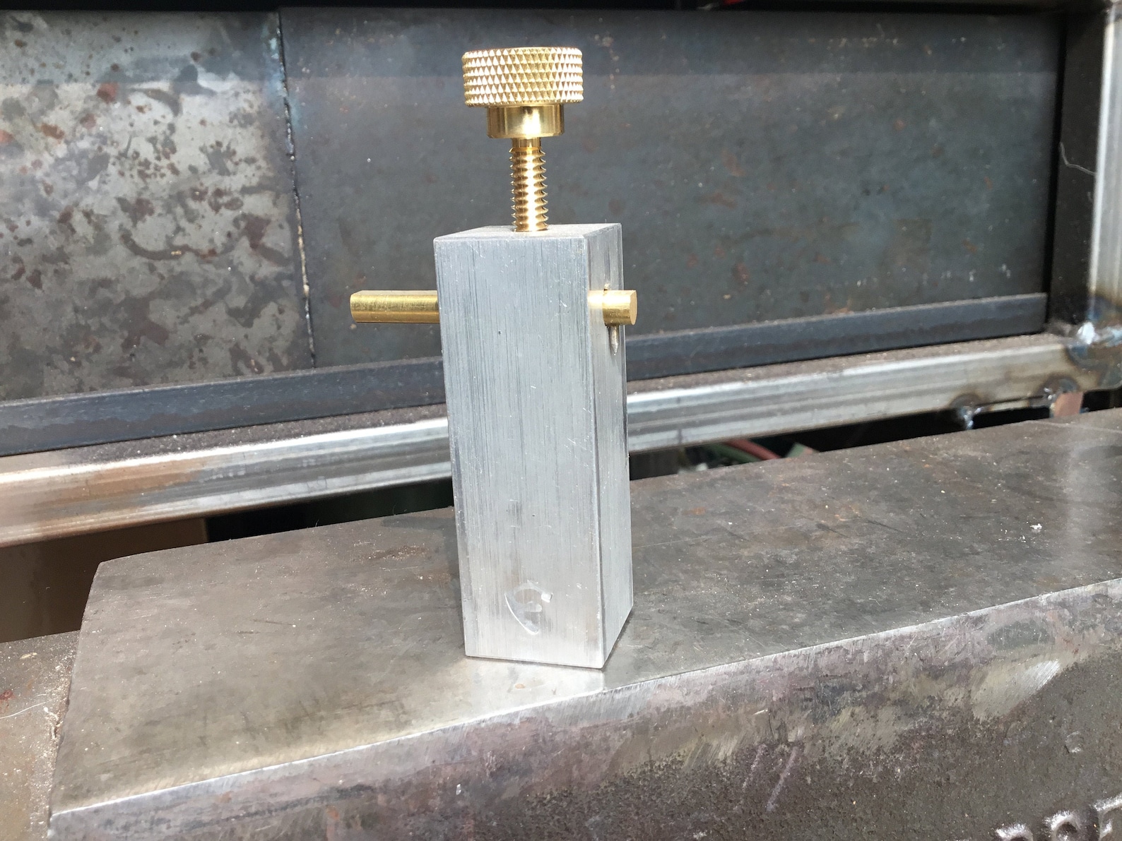 Knife Makers Edge Line Scriber, Center Scribe Aluminum Fine Hardened ...