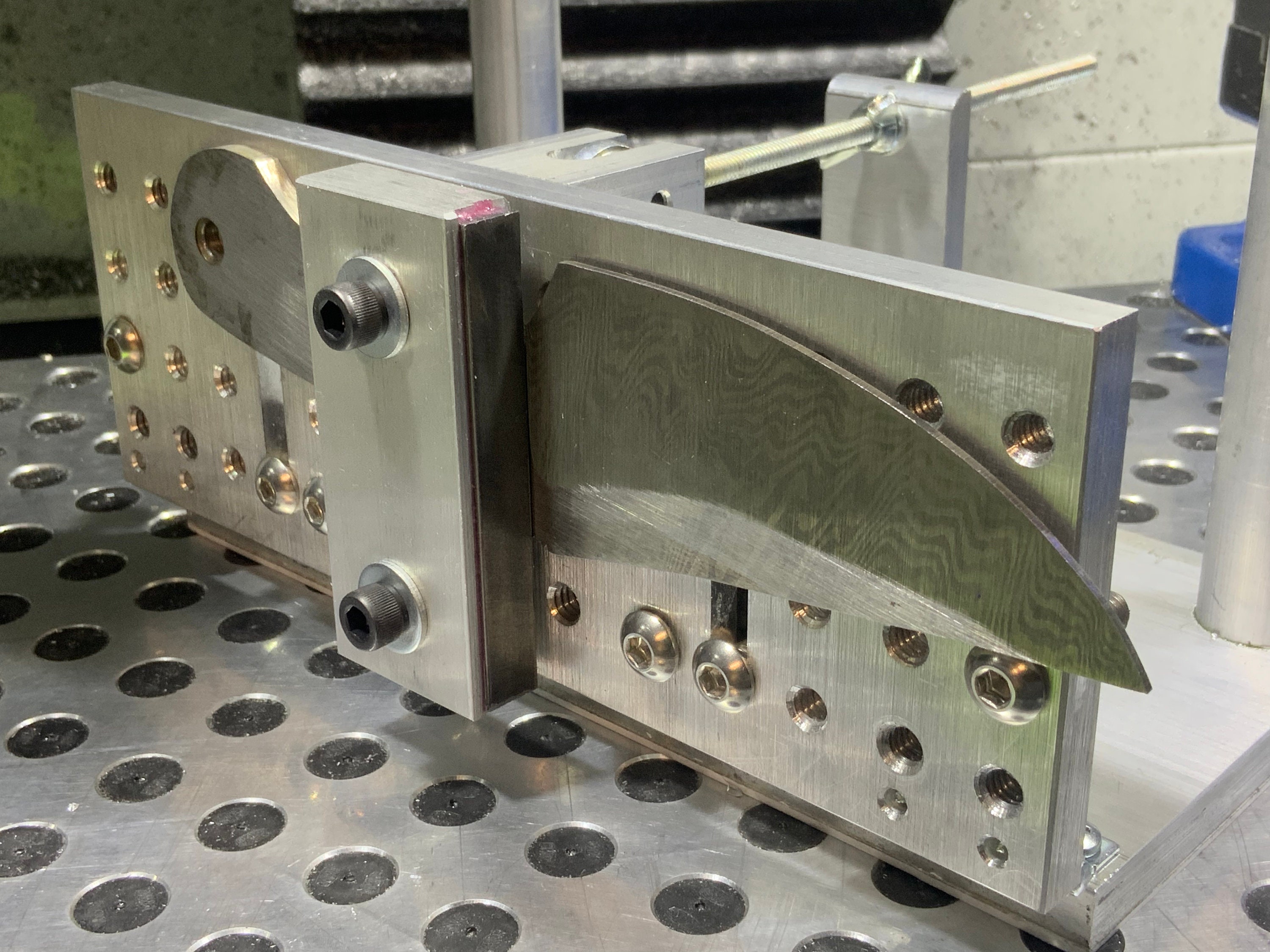 Tungsten Carbide Knife Clamp 8 Knife BEVEL GRINDING JIG & Line Scribe Layout Tool Knife Kit - Etsy