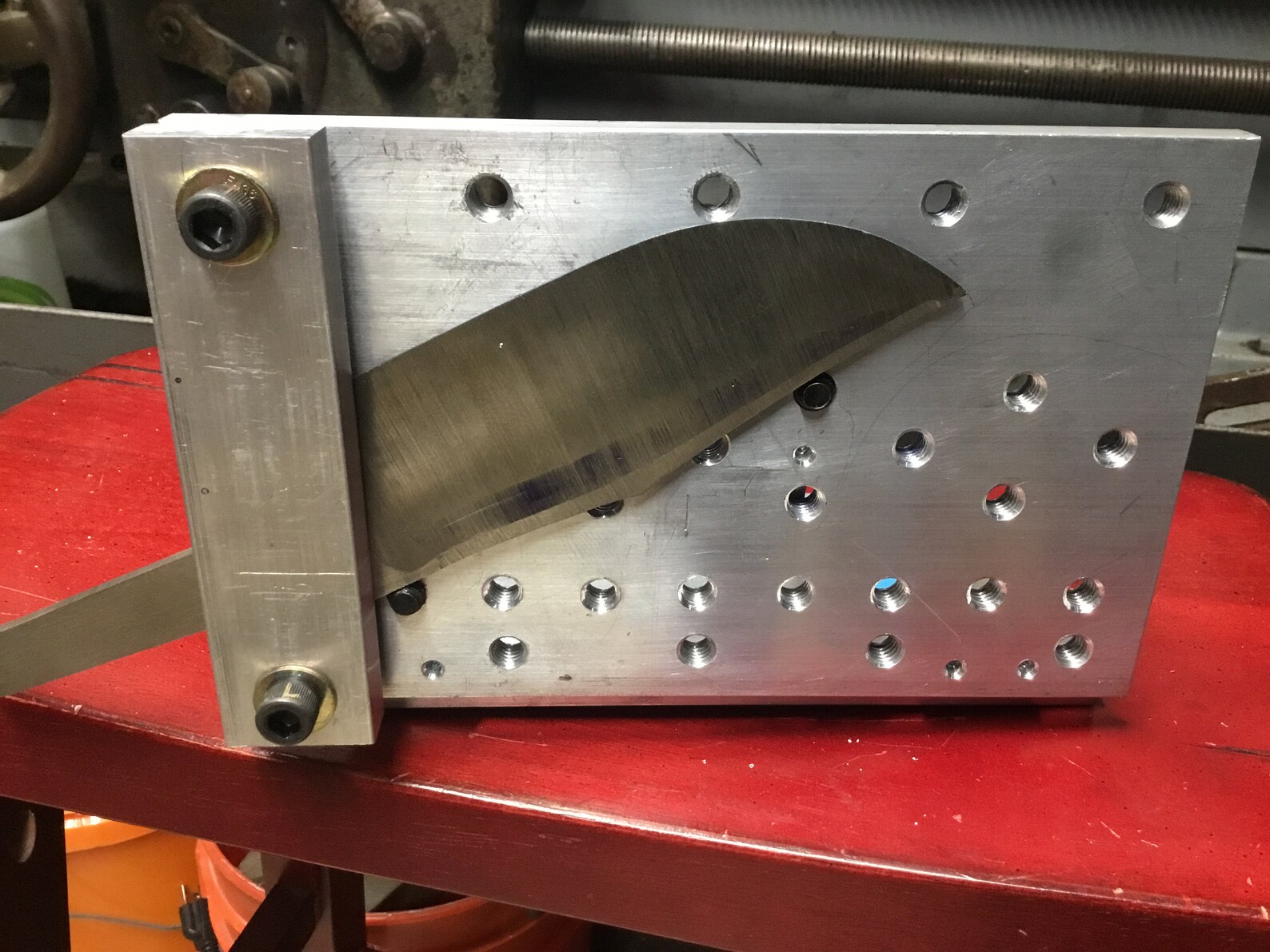 Brand New Awesome Knife BEVEL JIG 8 Large Adjustable Knife Clamp ...