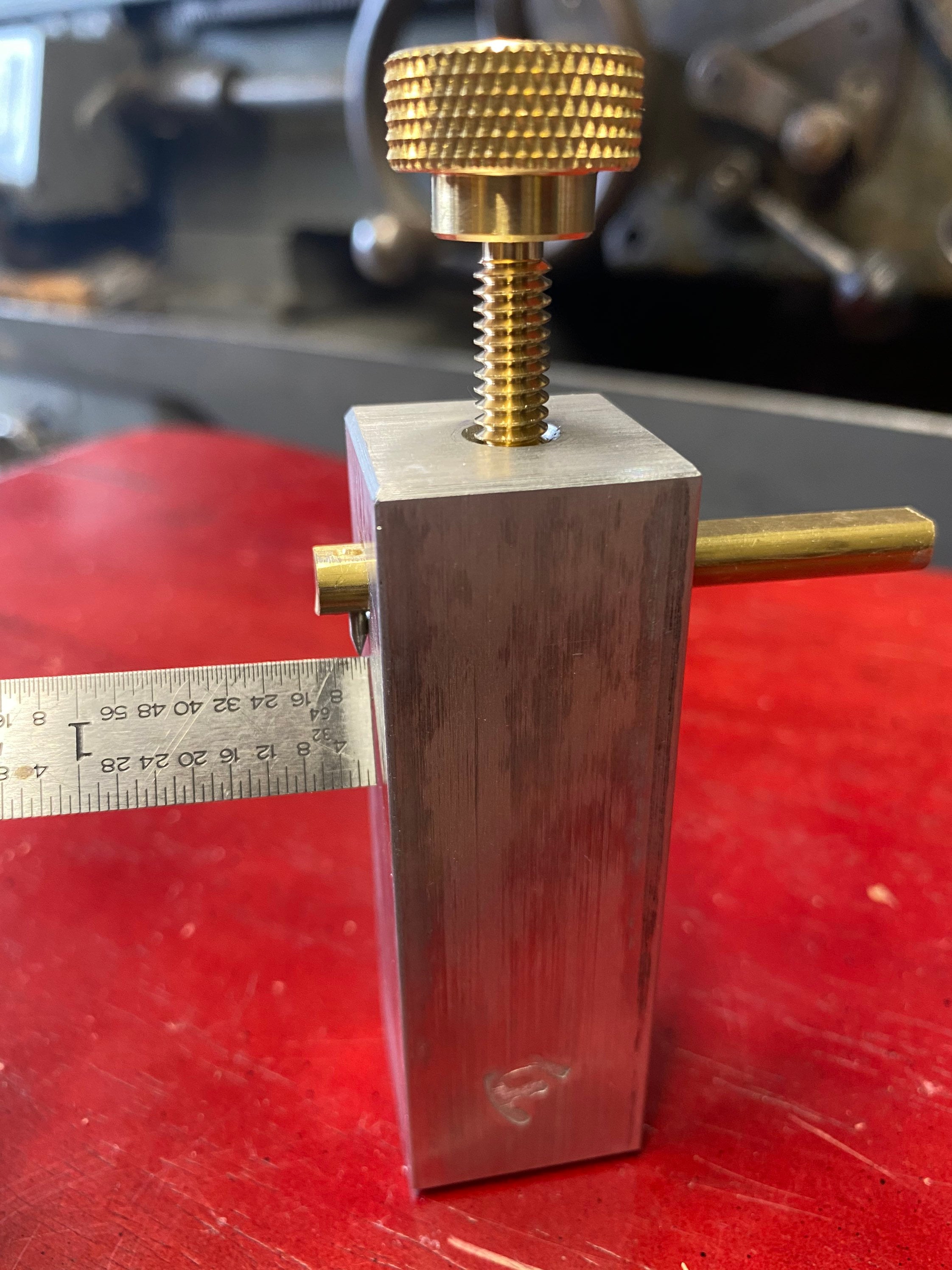 Knife Makers Edge Line Scriber, Center Scribe Aluminum Fine Hardened ...