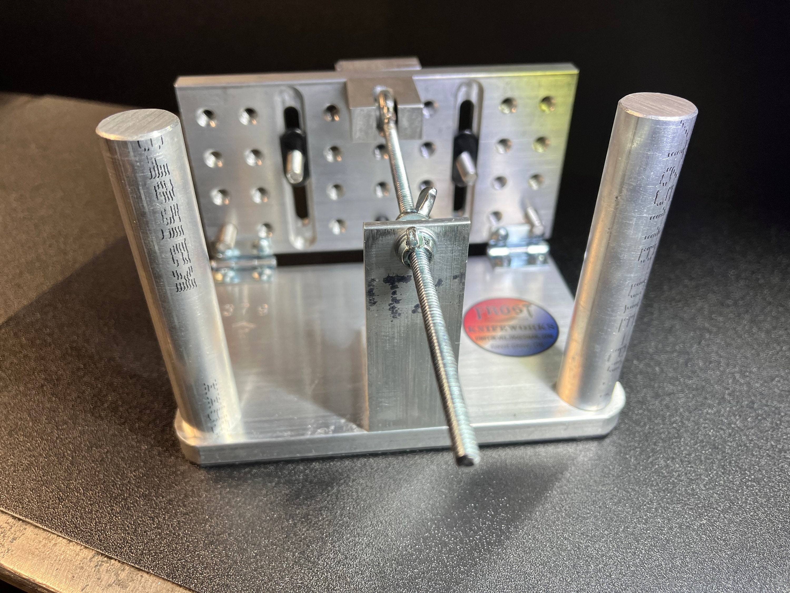 Tungsten Carbide Knife Clamp! 6” Knife Bevel Grinding Jig (1/4-20 ...