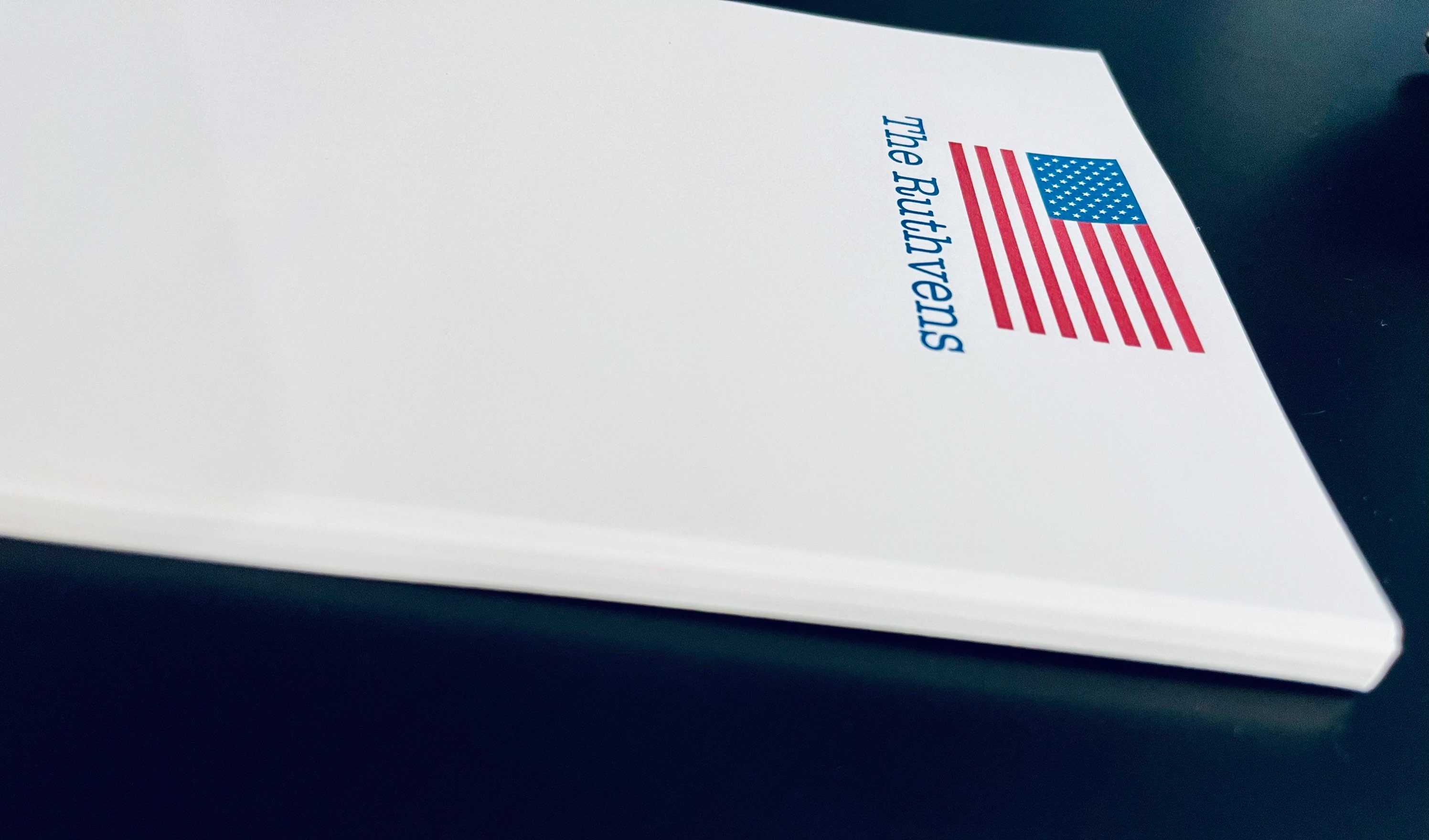 American Flag Notepad in Red White and Blue Personalized | Etsy