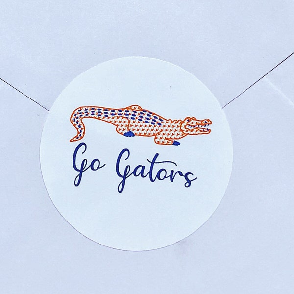 Florida Gator Stickers - Etsy