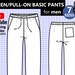 LINEN PANTS for Men PDF Sewing Pattern and Youtube Video / Summer ...