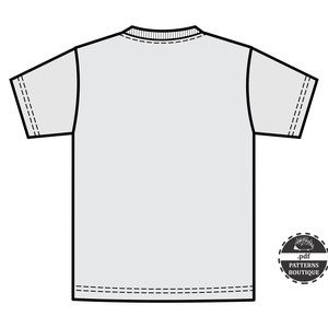 T-SHIRT for MEN / PDF Sewing Pattern / Classic T-shirt / 5 | Etsy