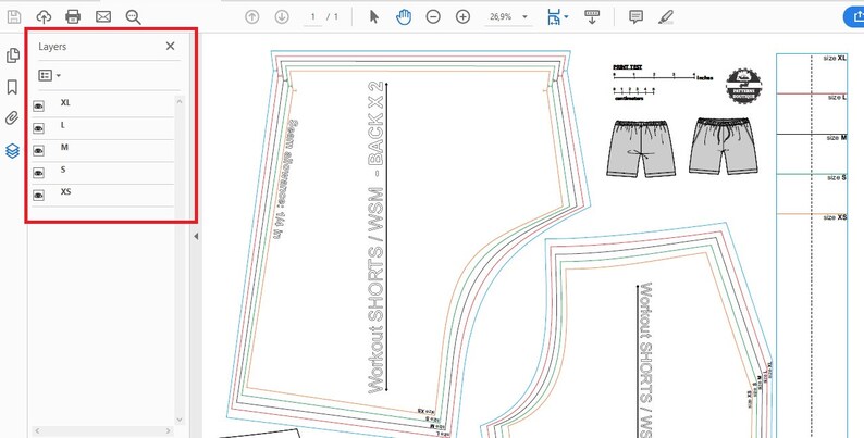 WORKOUT SHORTS for men PDF Sewing Pattern / Casual shorts | Etsy