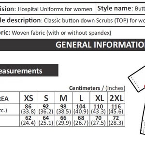 DOCTOR SCRUBS Nurse Lab Coat / PDF Sewing Pattern for Women: - Etsy Canada