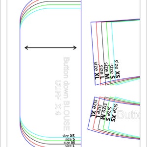 Button up Shirt / BLOUSE. PDF Sewing Pattern for Women With Video ...