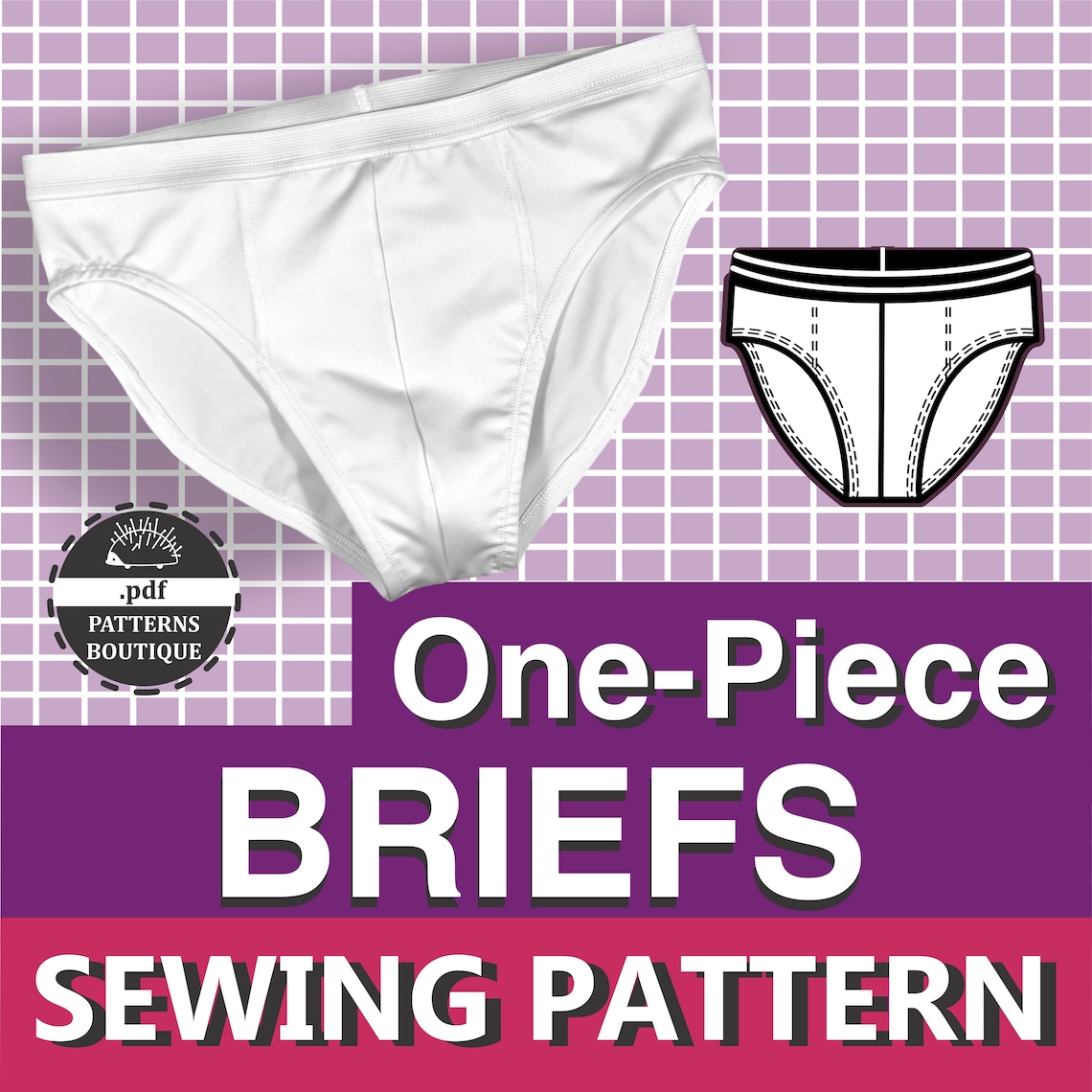 MEN'S BRIEFS / PDF Sewing Pattern & Video / Underwear for - Etsy
