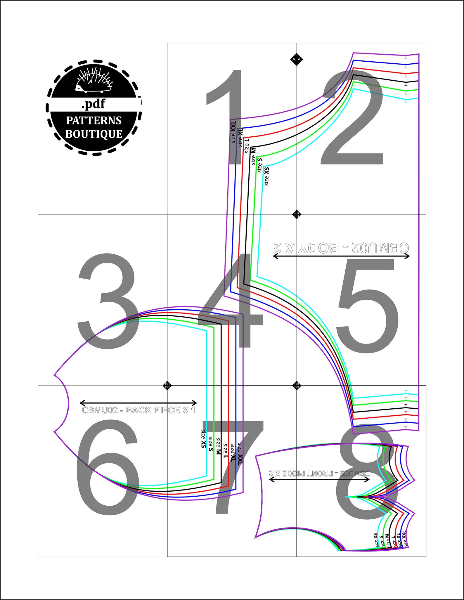 Boxer Briefs for Men / PDF Sewing Pattern / Low Waisted / 6 - Etsy