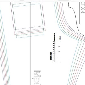 Complete NURSE SCRUBS PDF Sewing Pattern for Women Uniform lab Coat ...