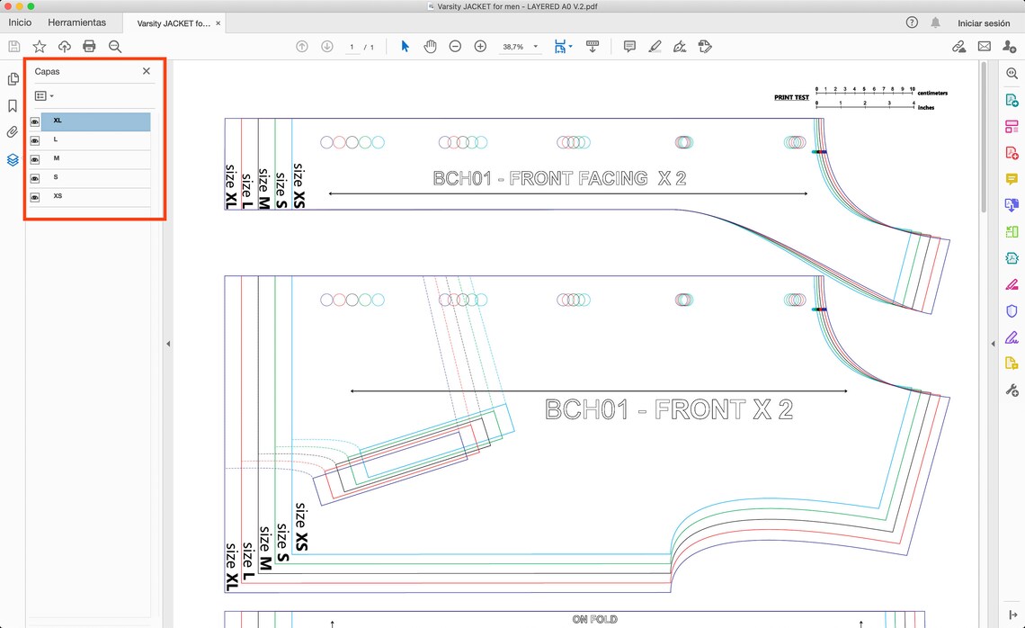 VARSITY JACKET PDF Pattern Download for Men Youtube Sewing | Etsy