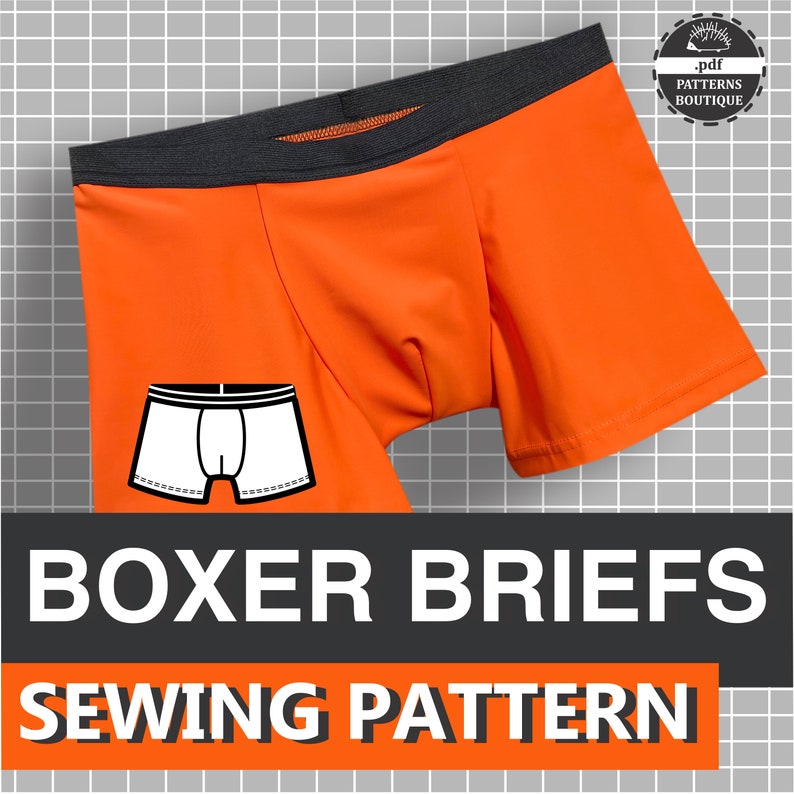 Boxer Briefs for Men / PDF Sewing Pattern & Youtube Sewing - Etsy