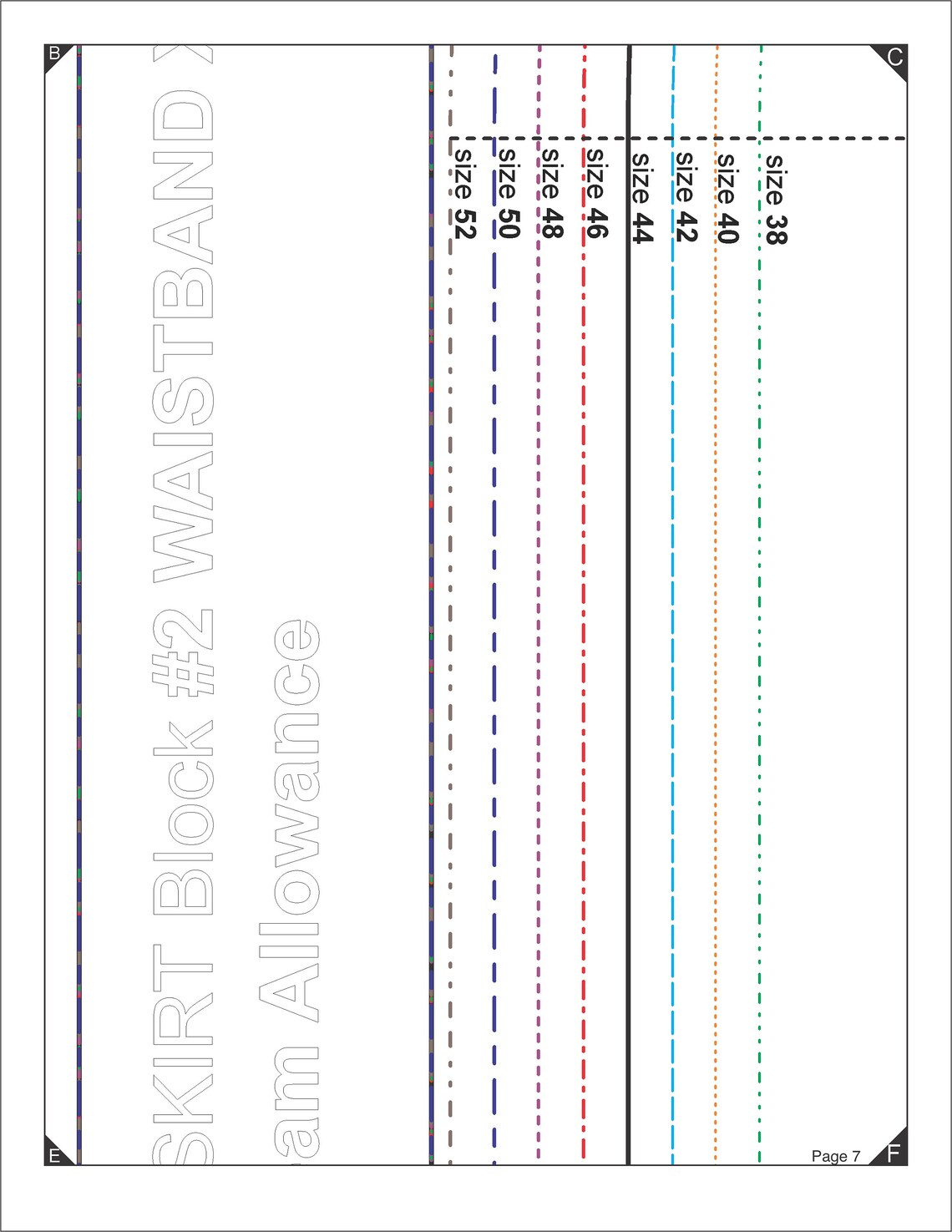 Basic SKIRT Block / Sloper Pdf Sewing Pattern / Basic - Etsy