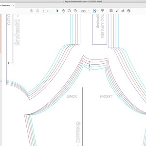Raglan Sweatshirt and Sweatpants for Men / PDF Sewing Pattern / 5 Sizes ...
