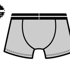 Boxer Briefs for Men / PDF Sewing Pattern / Low Waisted / 6 - Etsy