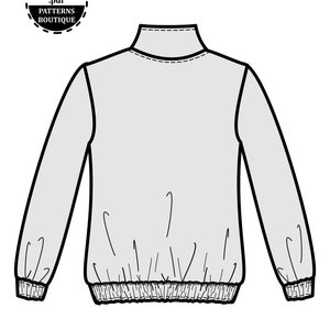 ZIP up Jacket / PDF Sewing Pattern for MEN. Sizes: S to Xl / Pattern ...