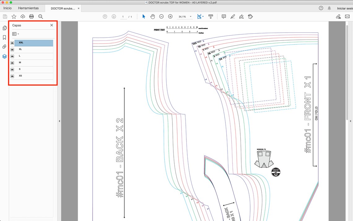 NURSE SCRUBS Tunic / PDF Sewing Pattern for Women & Youtube - Etsy ...